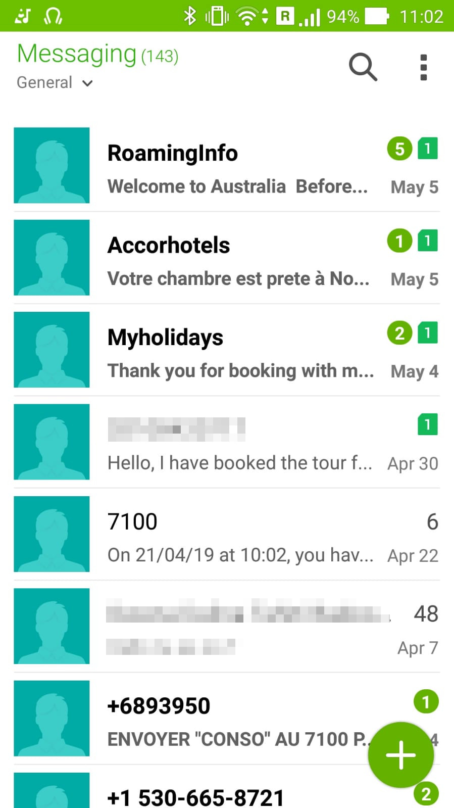 How to fix messages displayed in wrong order on Android?