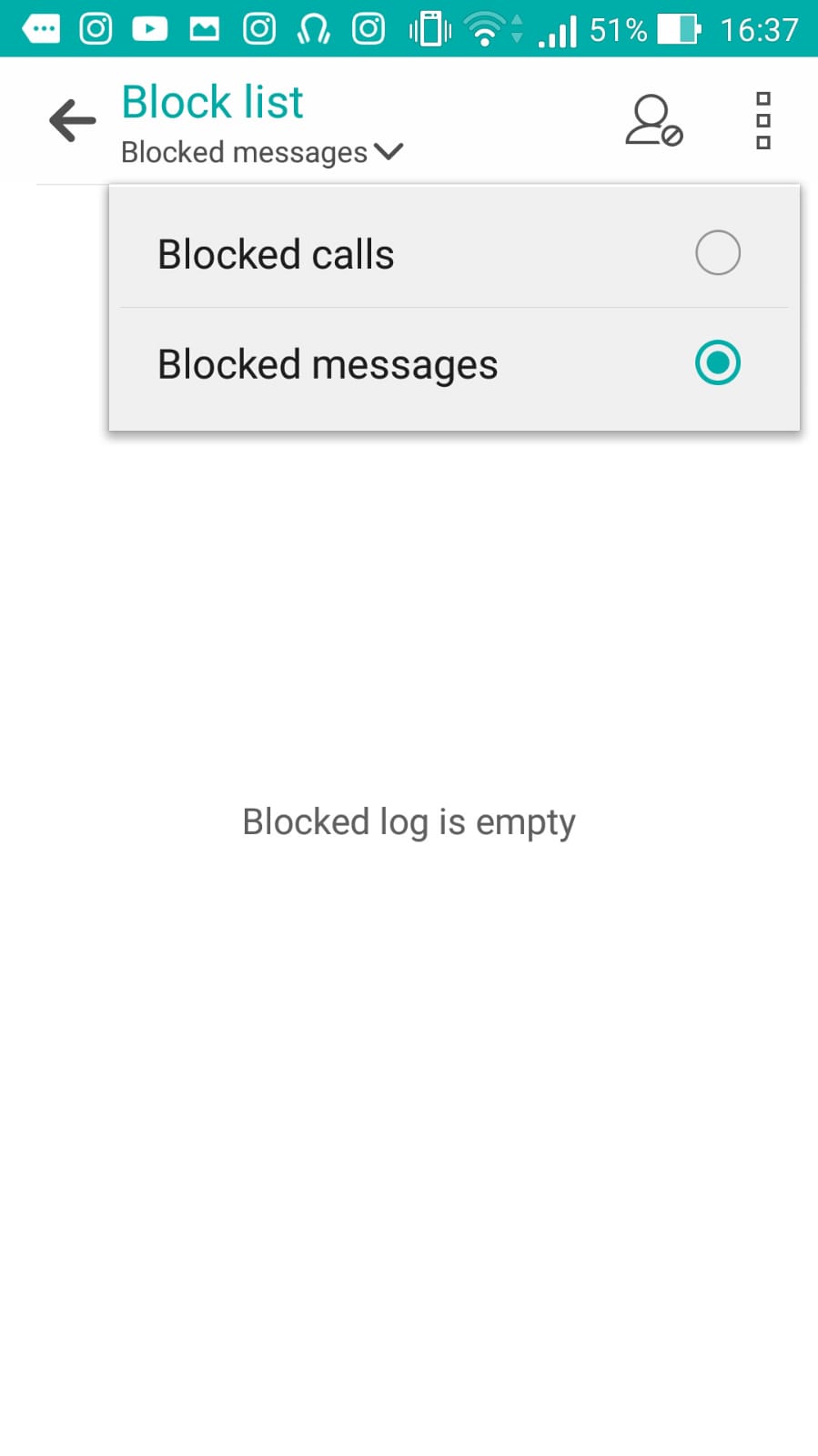 How to block caller text SMS from a number on Android?