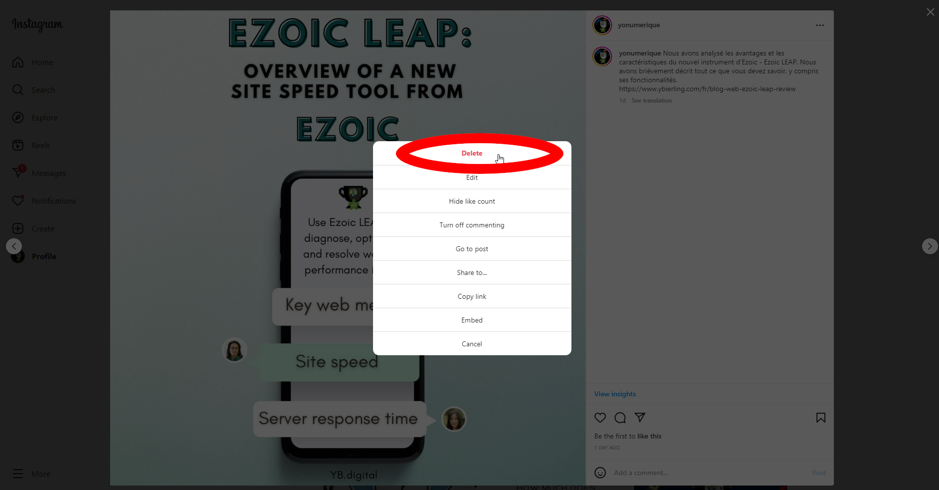 ¿Cómo cancelar la publicación en Instagram?